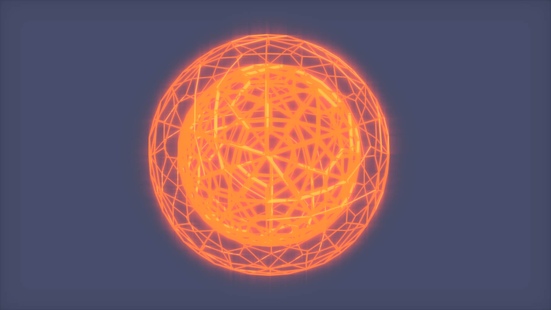 Wireframe Sun - Free 3D Model by bd22