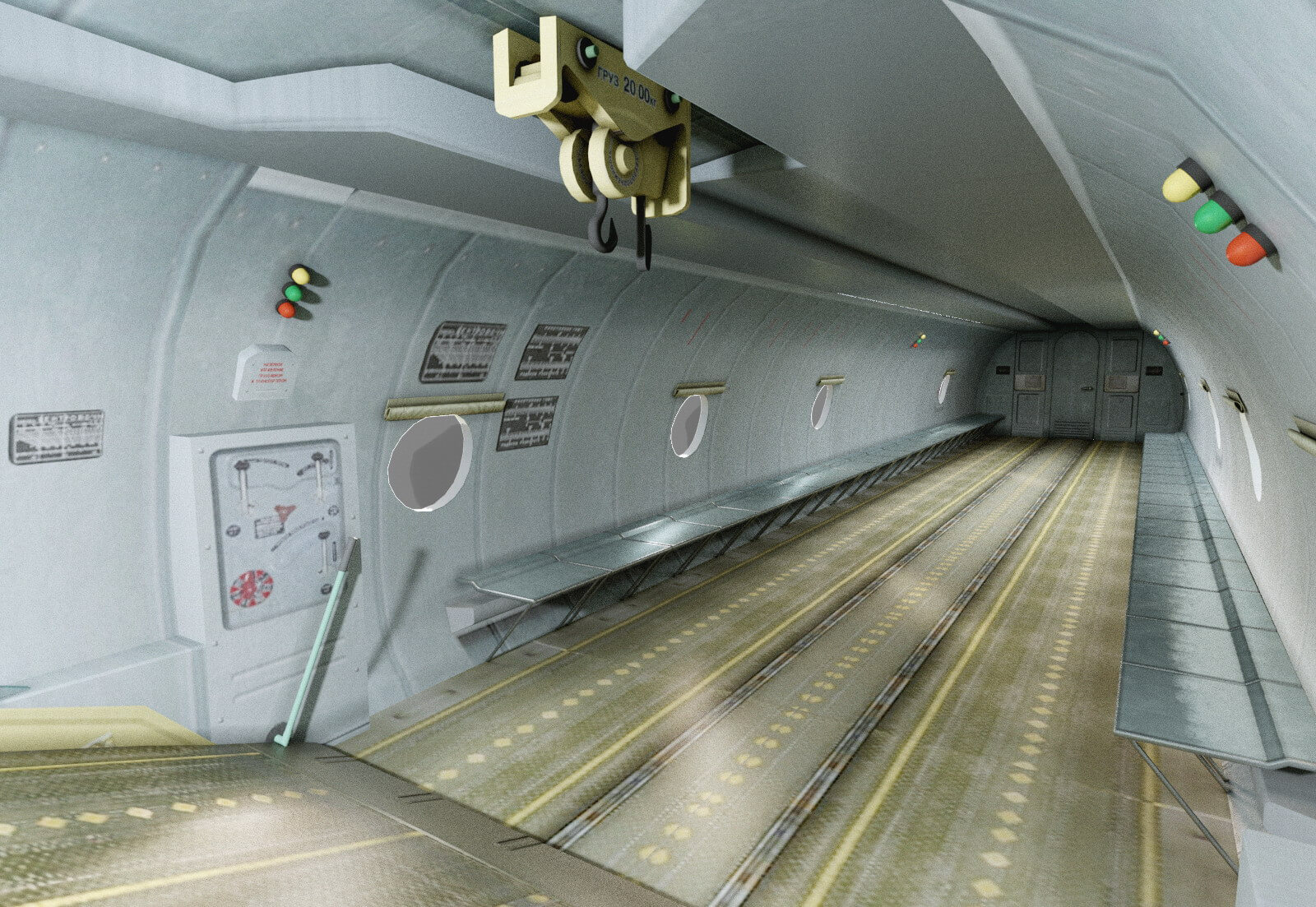 Antonov AN-26 of Ukrainian AF 3D Model by be-gemot