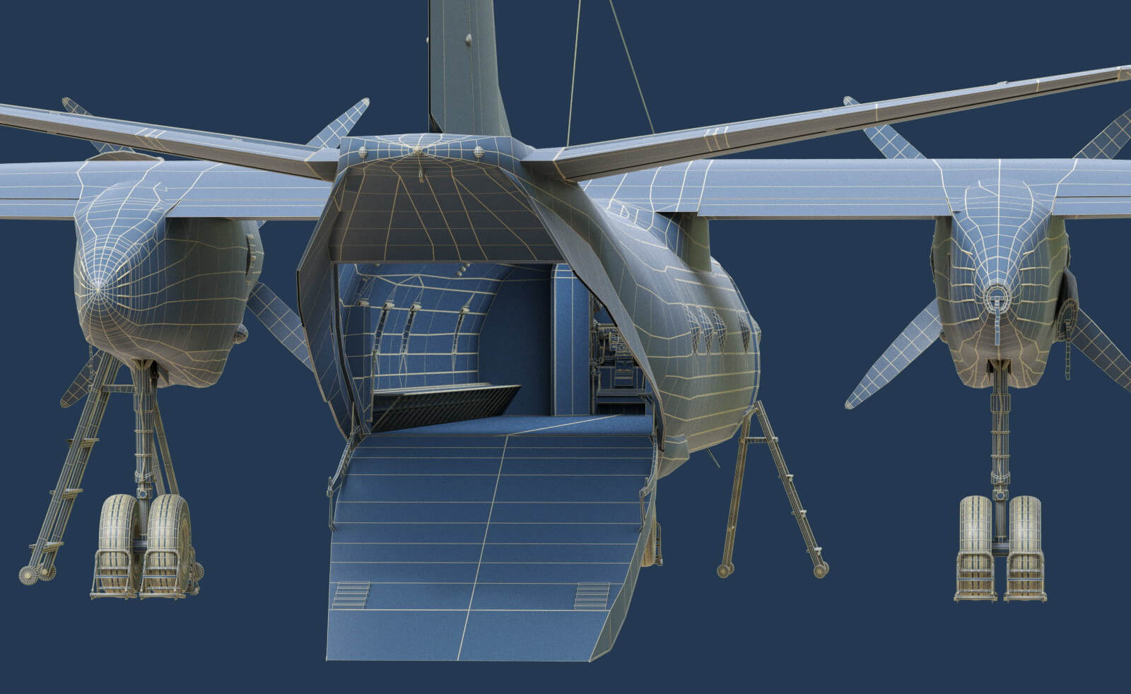 Antonov AN-26 of Ukrainian AF 3D Model by be-gemot