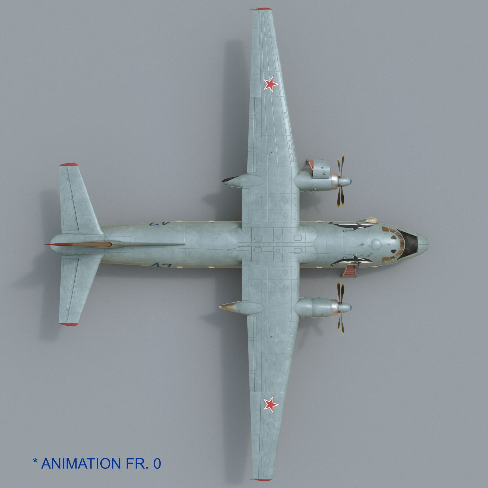 Antonov AN-26 Ru Af 3D Model by be-gemot