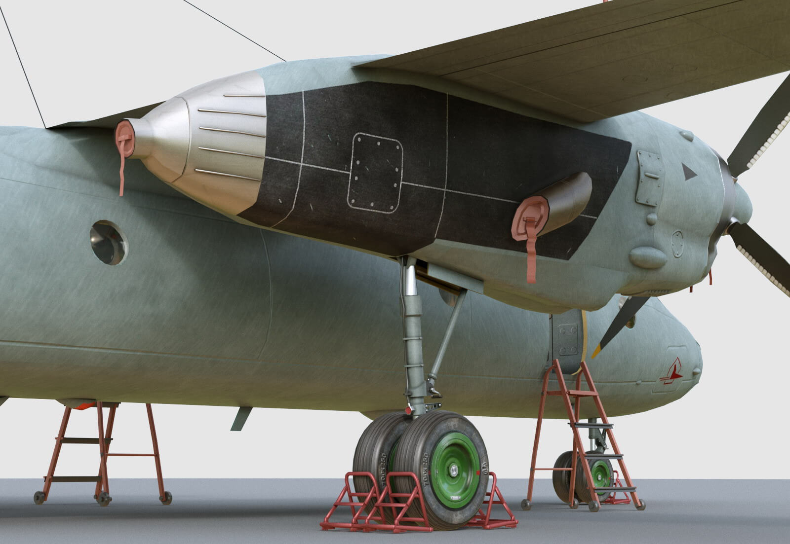 Antonov AN-26 Ru Af 3D Model by be-gemot