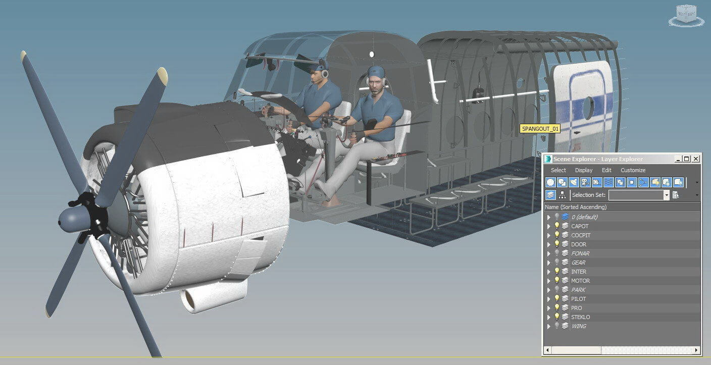 Antonov An-2T 3D Model by be-gemot