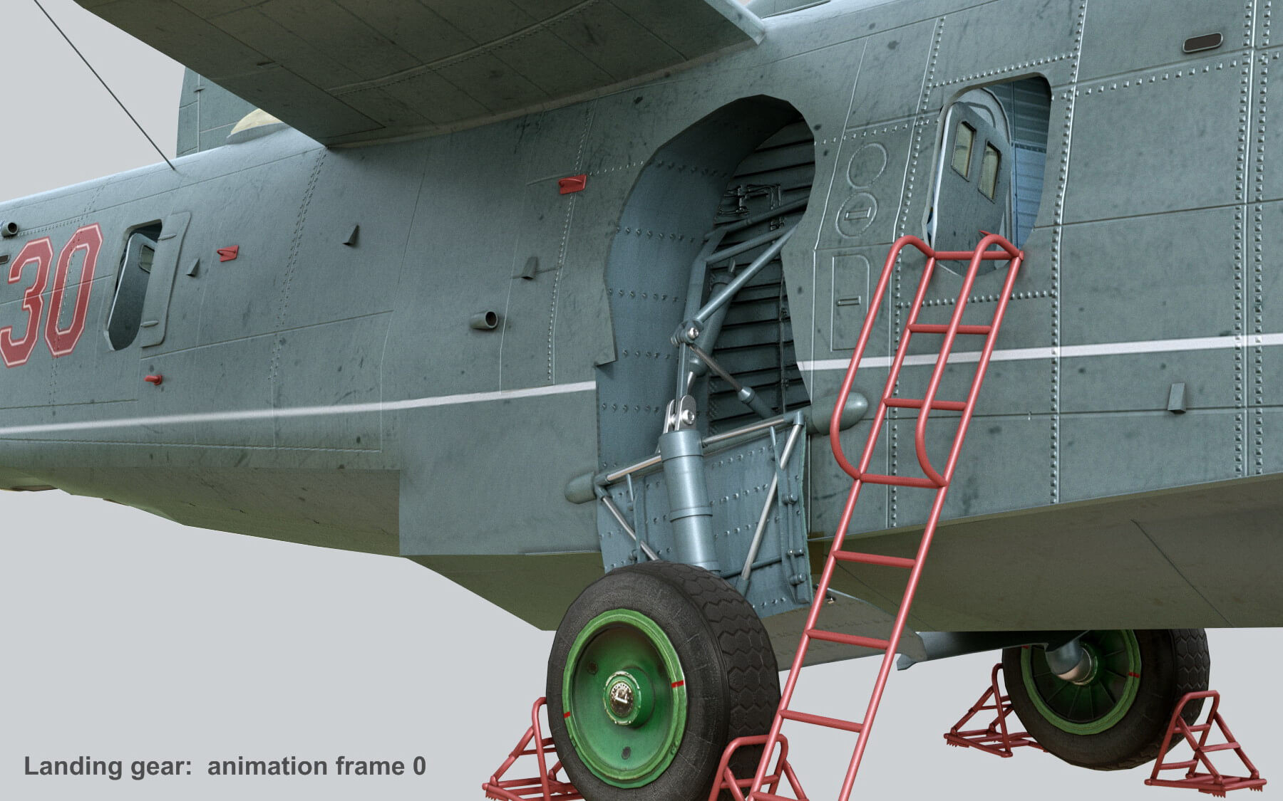 Beriev BE-12 RU Navi 3D Model by be-gemot