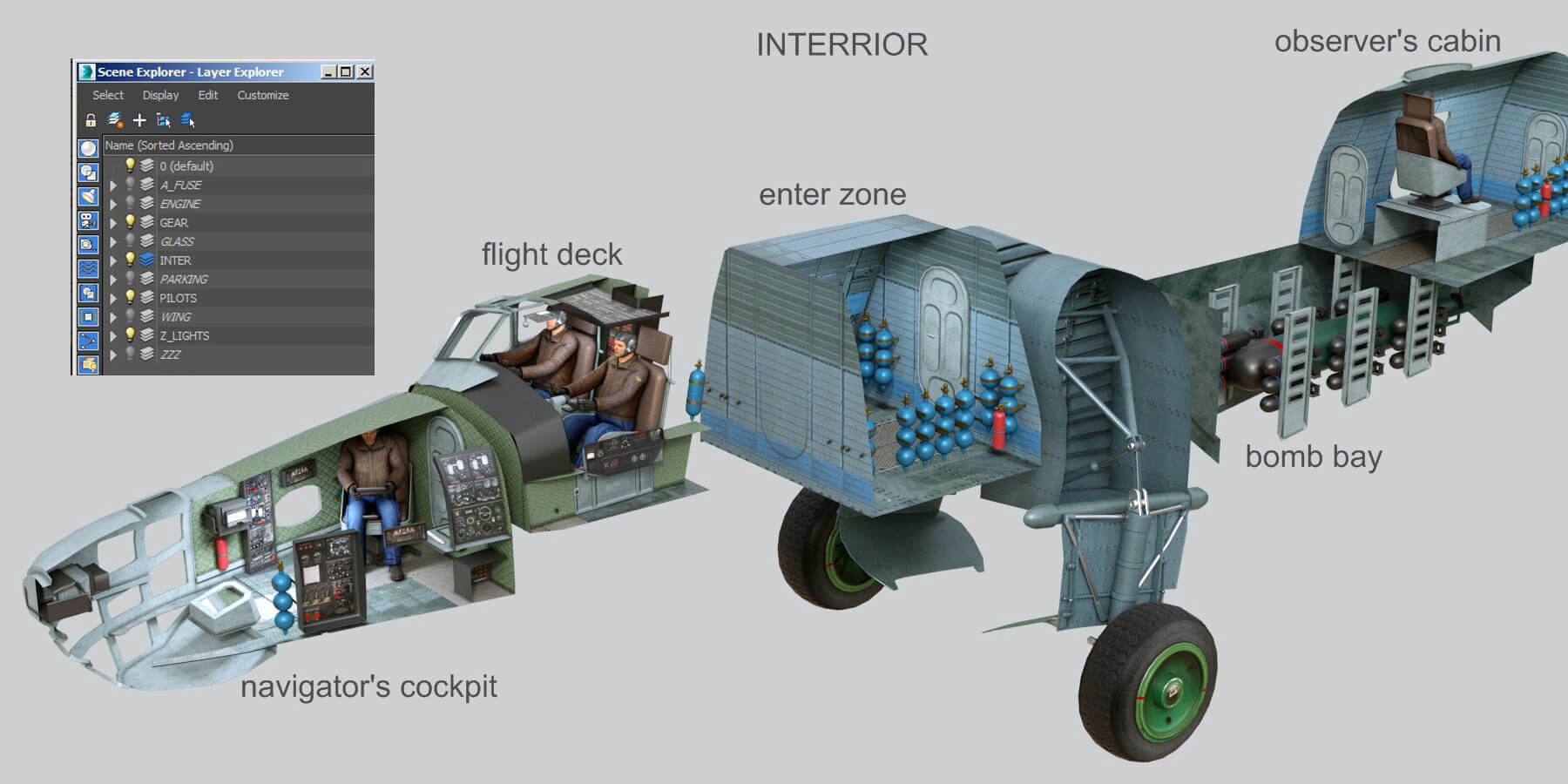 Beriev BE-12 RU Navi 3D Model by be-gemot