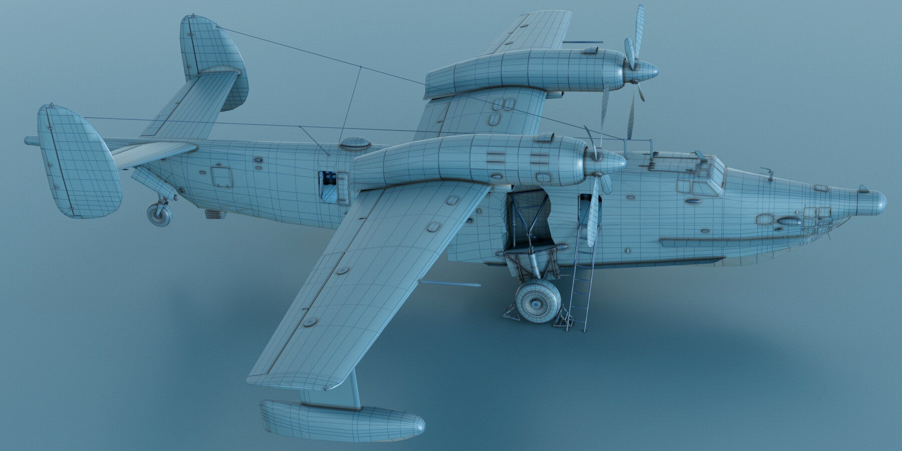 Beriev BE-12 RU Navi 3D Model by be-gemot