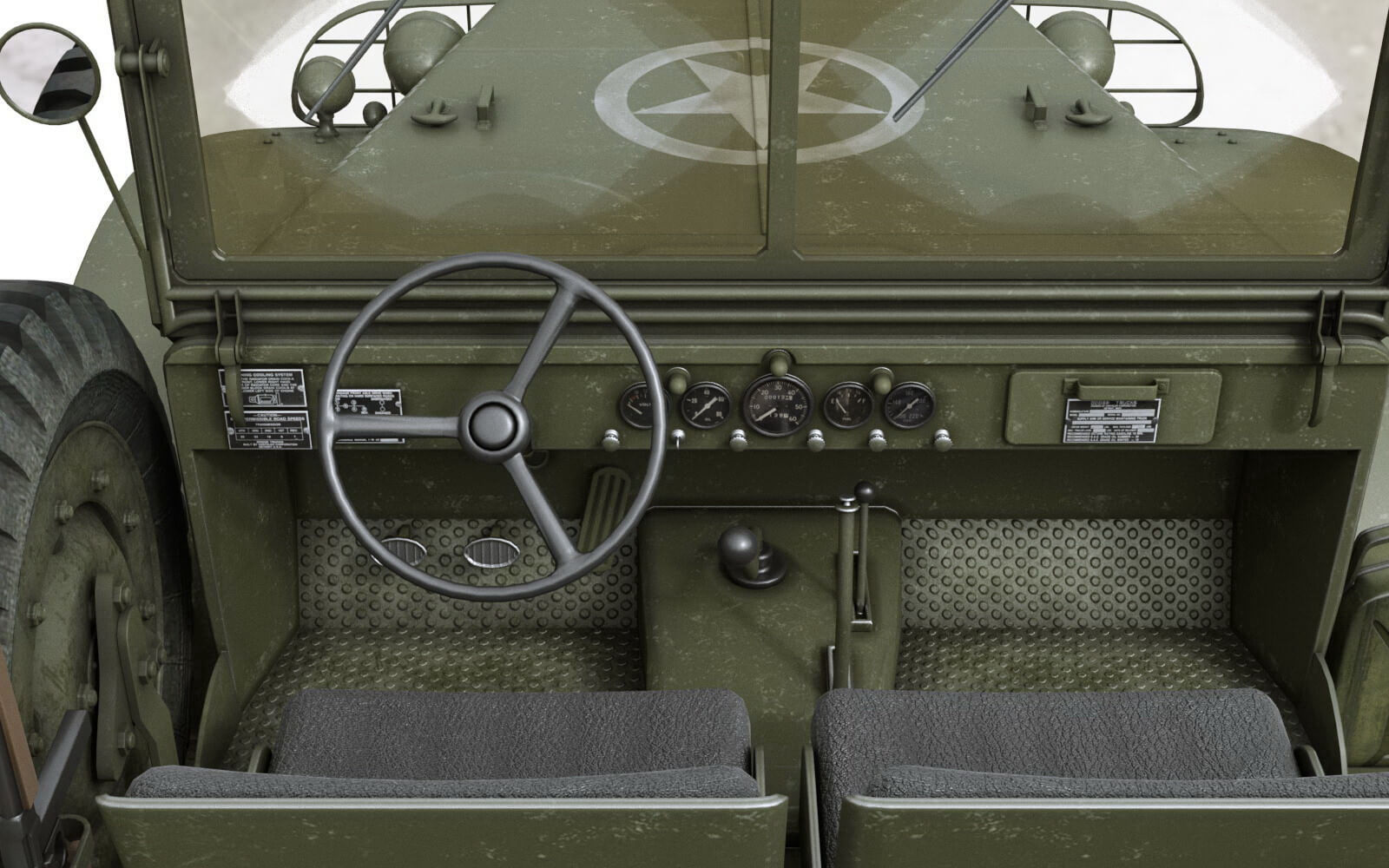 Dodge WC-51 Military Truck 3D Model by be-gemot