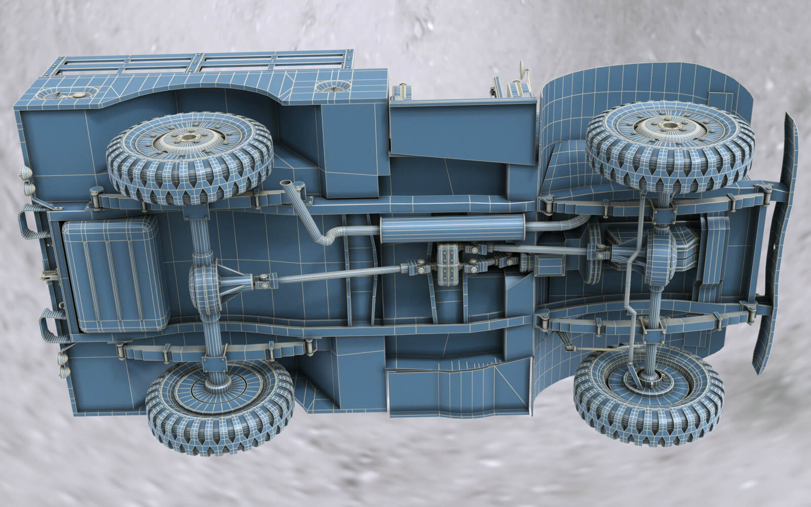 Dodge WC-51 Military Truck 3D Model by be-gemot