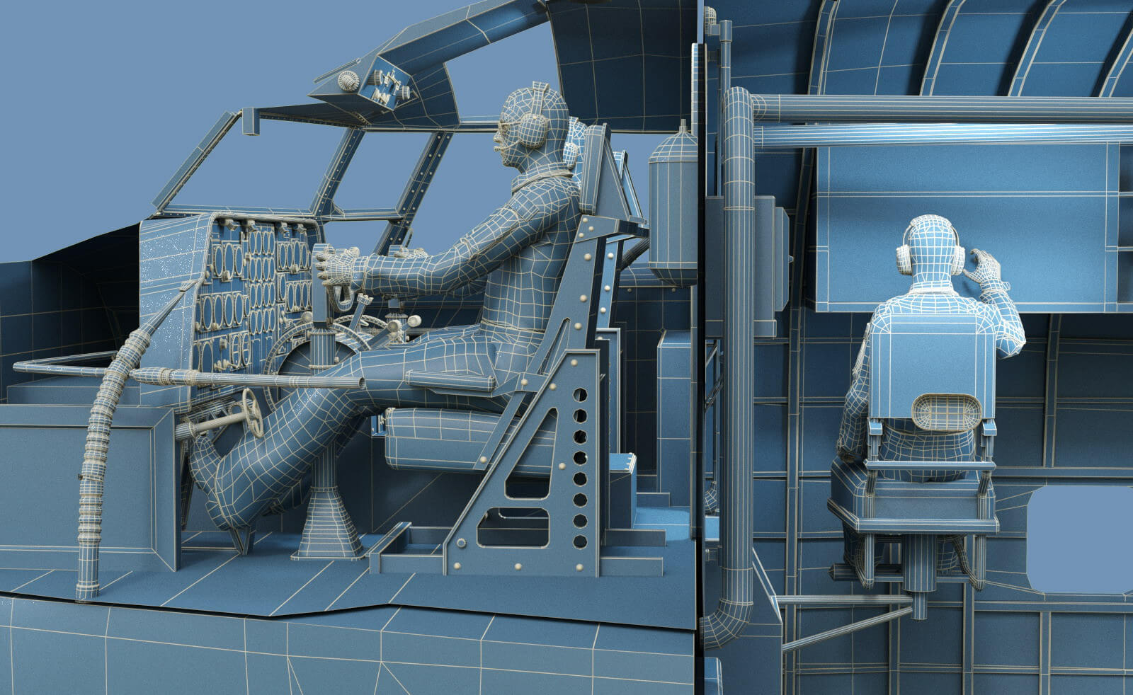 Fairchild C-123 Provider 3D Model by be-gemot