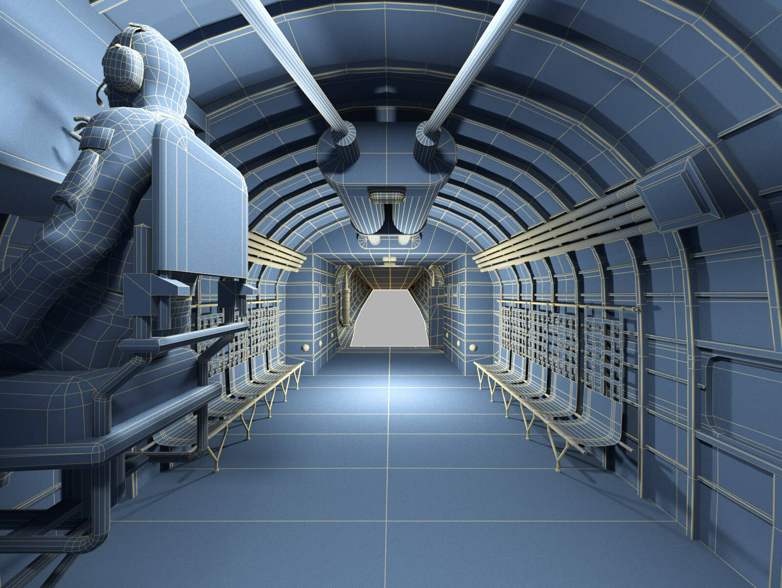 Fairchild C-123 Provider 3D Model by be-gemot