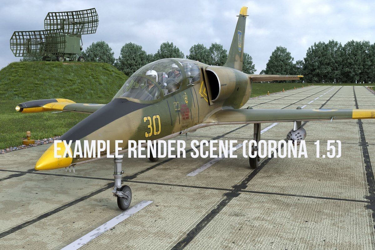 L-39C Albatros 3D Model by be-gemot