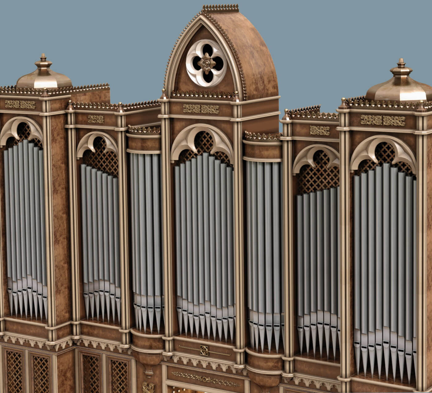 Organ Gothic - 3D Model by be-gemot