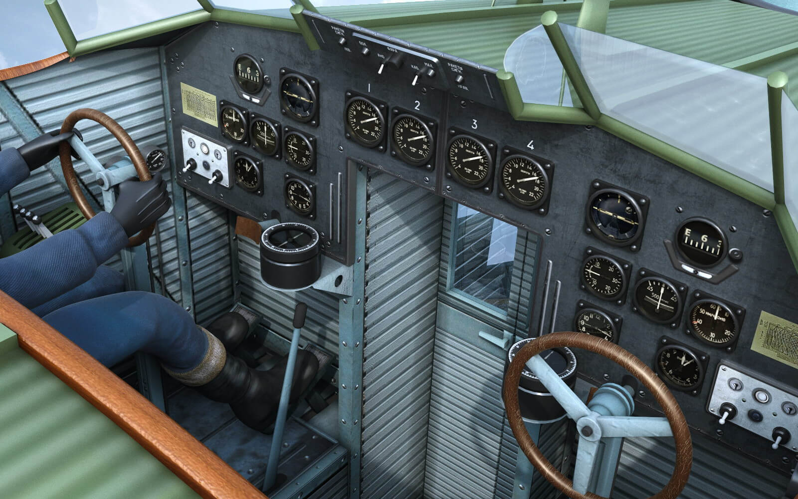 TB-3 (With 4 Engines M17) 3D Model by be-gemot