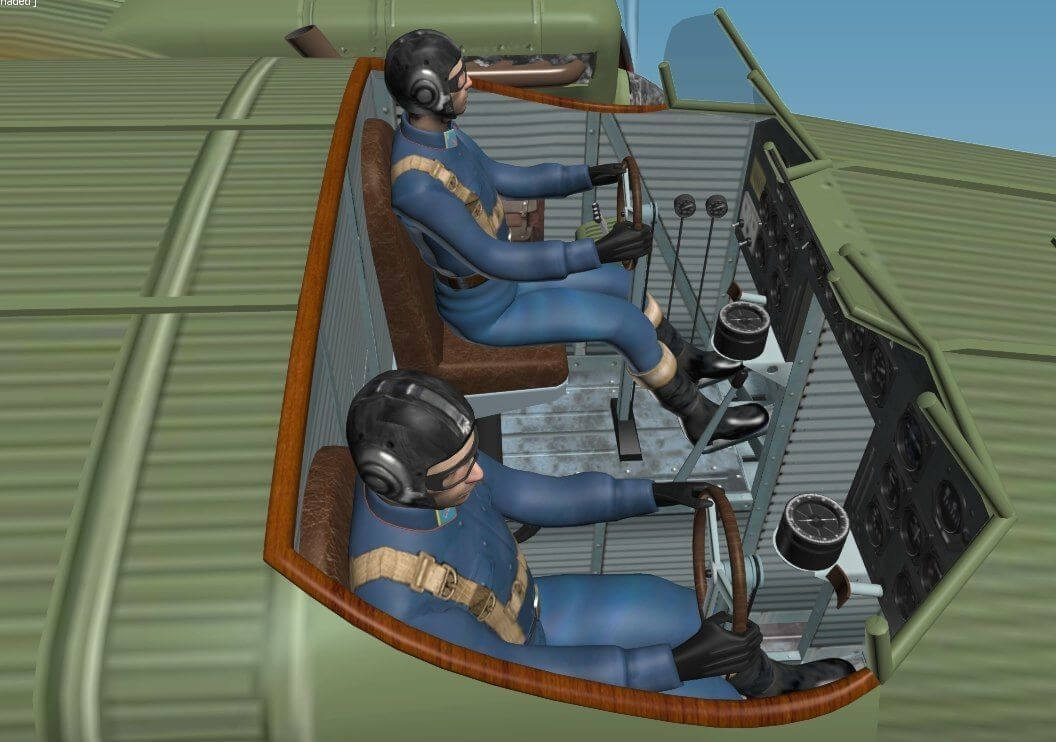 TB-3 (With 4 Engines M17) 3D Model by be-gemot