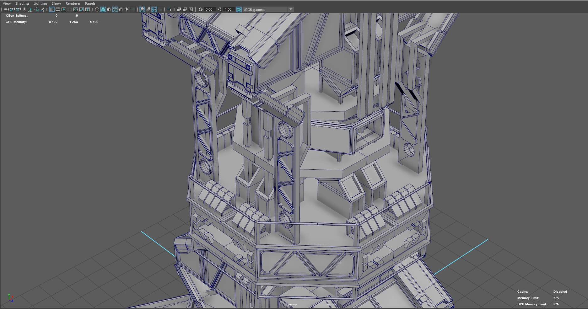 115 Sci-Fi Kitbash Parts and 7 Unique Sci-Fi Buildings 3D Model by Bearg