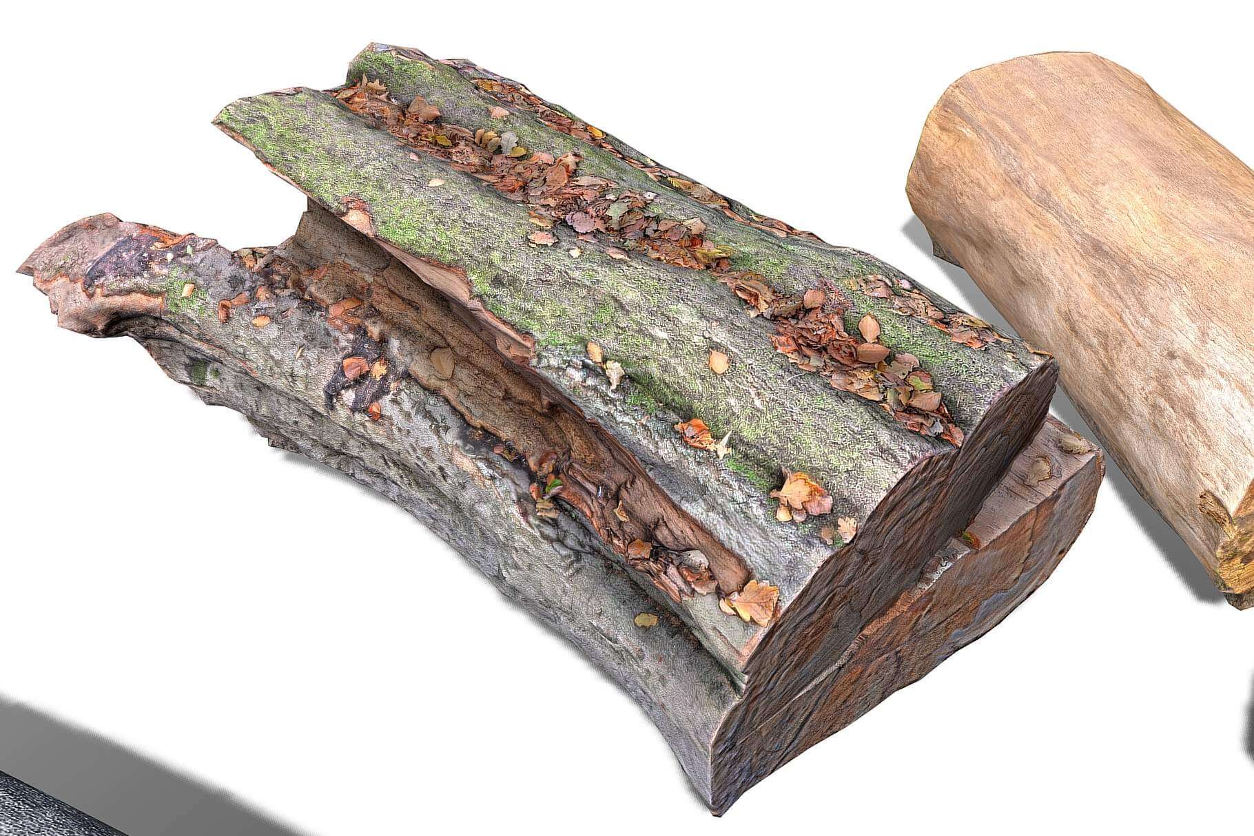 13 Tree Logs - 3D Model by Beatheart