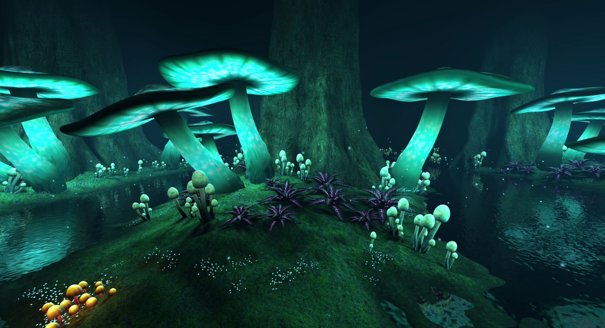 Glow 3D Render, Digital Art by Beautiful Misfits