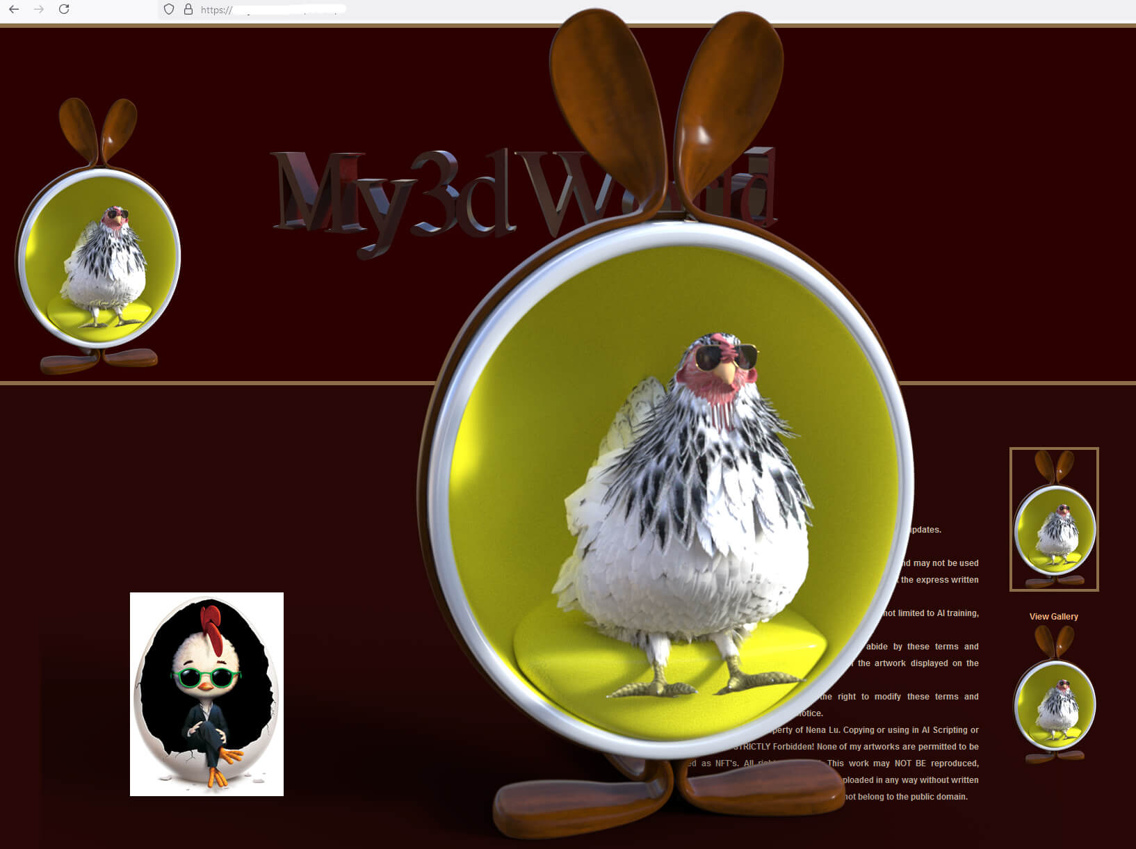 New look 3D Render, Digital Art by Beautiful Misfits