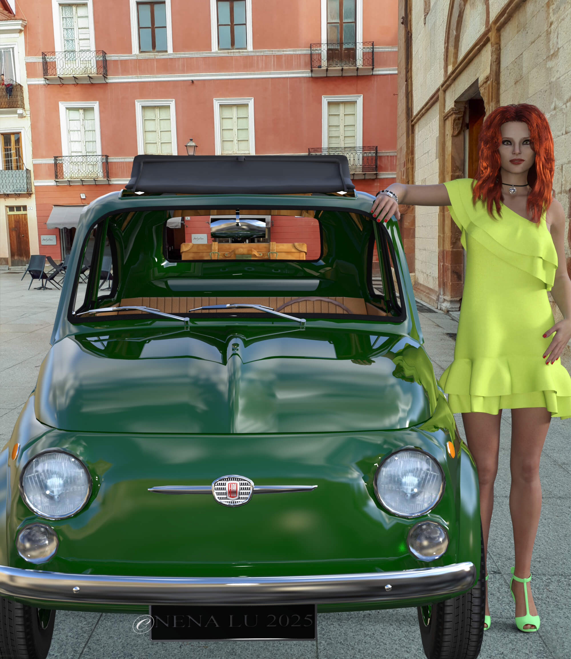 One more time Italy 3D Render, Digital Art by Beautiful Misfits