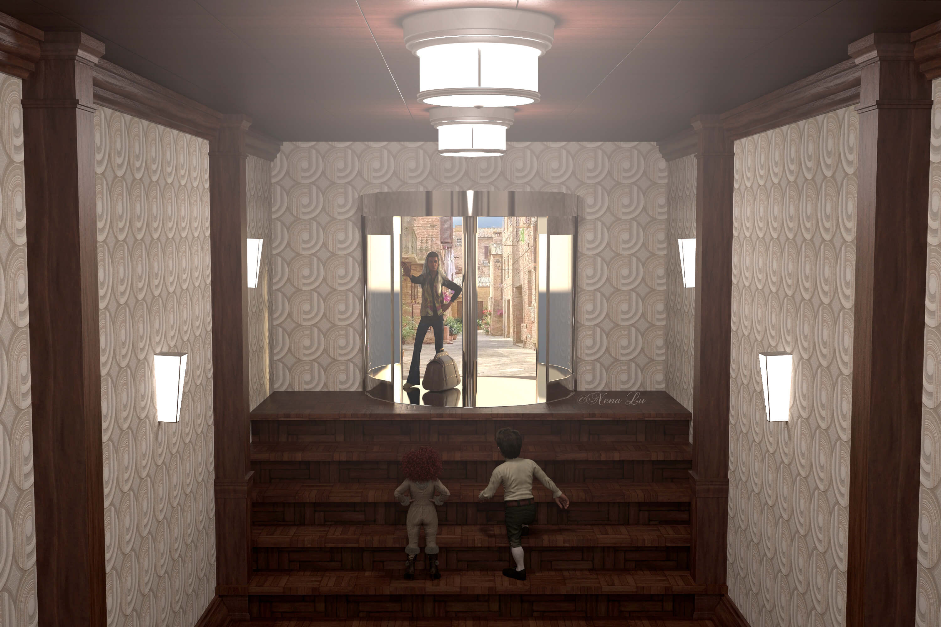 WIP - Uncle Ollie 3D Render, Digital Art by Beautiful Misfits