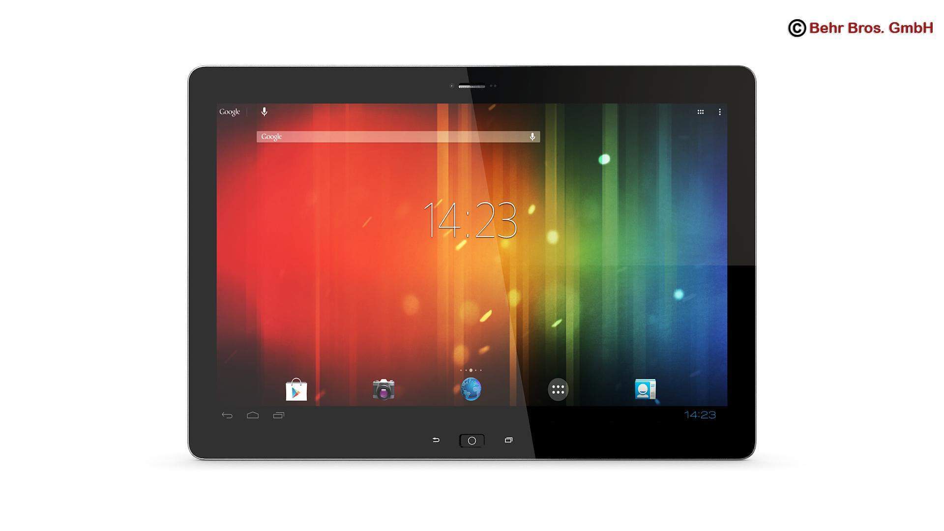 Generic 12.2 Computer Tablet - 3D Model by Behr Bros