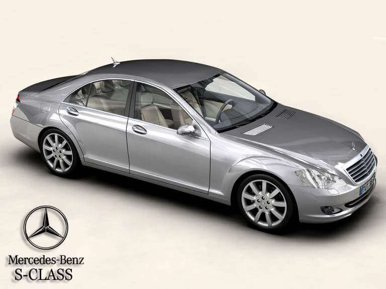 2006 Mercedes S Class - 3D Model by Behr Bros