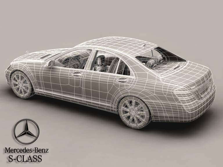 2006 Mercedes S Class - 3D Model by Behr Bros