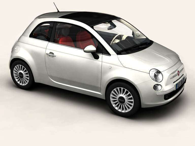 2008 Fiat 500 - 3D Model by Behr Bros
