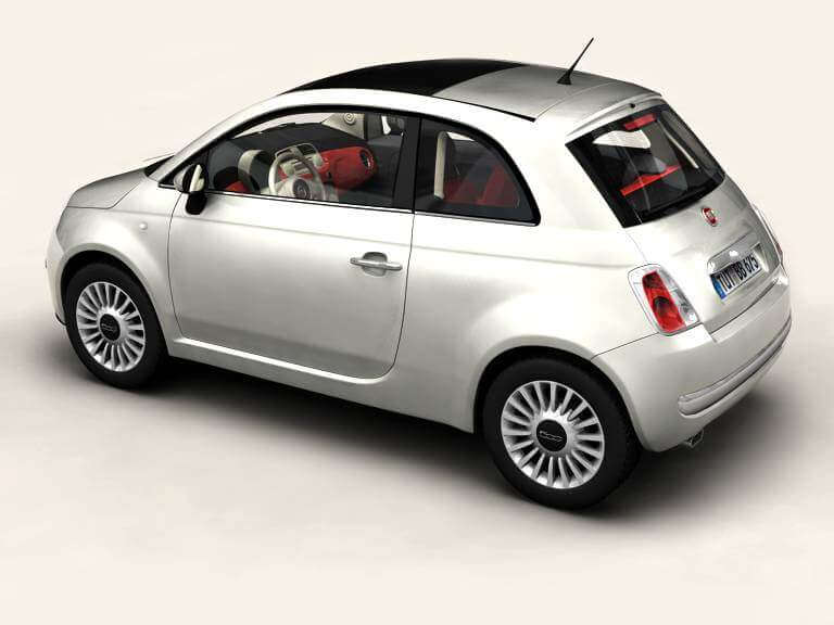 2008 Fiat 500 - 3D Model by Behr Bros