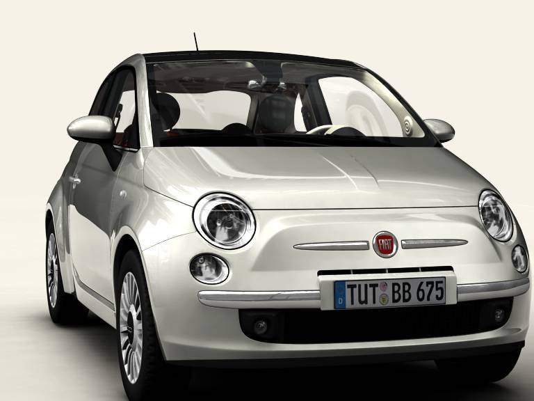 2008 Fiat 500 - 3D Model by Behr Bros