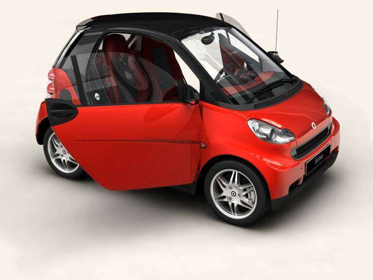 2009 Smart ForTwo Coupe - 3D Model by Behr Bros