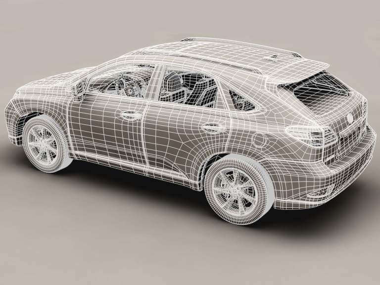 2010 Lexus RX - 3D Model by Behr Bros