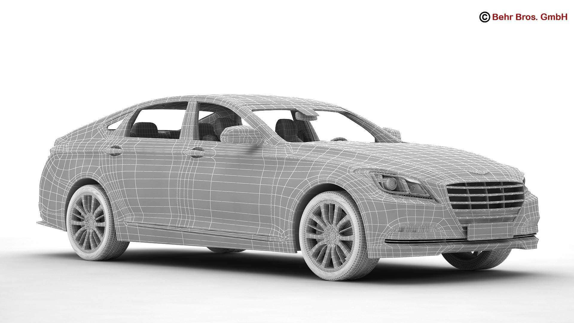 2015 Hyundai Genesis - 3D Model by Behr Bros