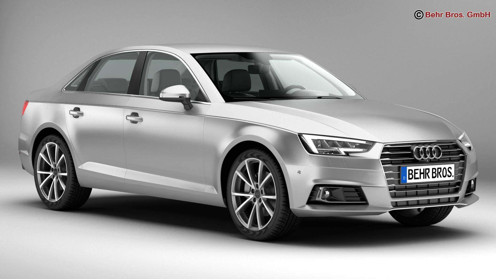 2016 Audi A4 Sedan - 3D Model by Behr Bros