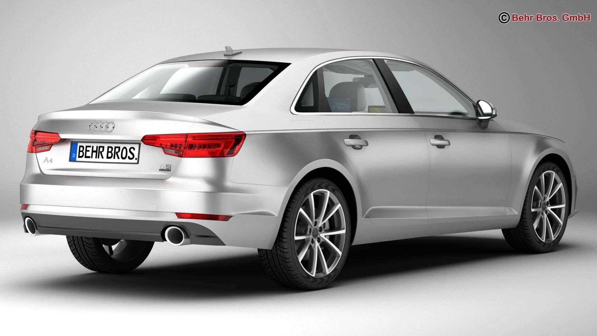 2016 Audi A4 Sedan - 3D Model by Behr Bros