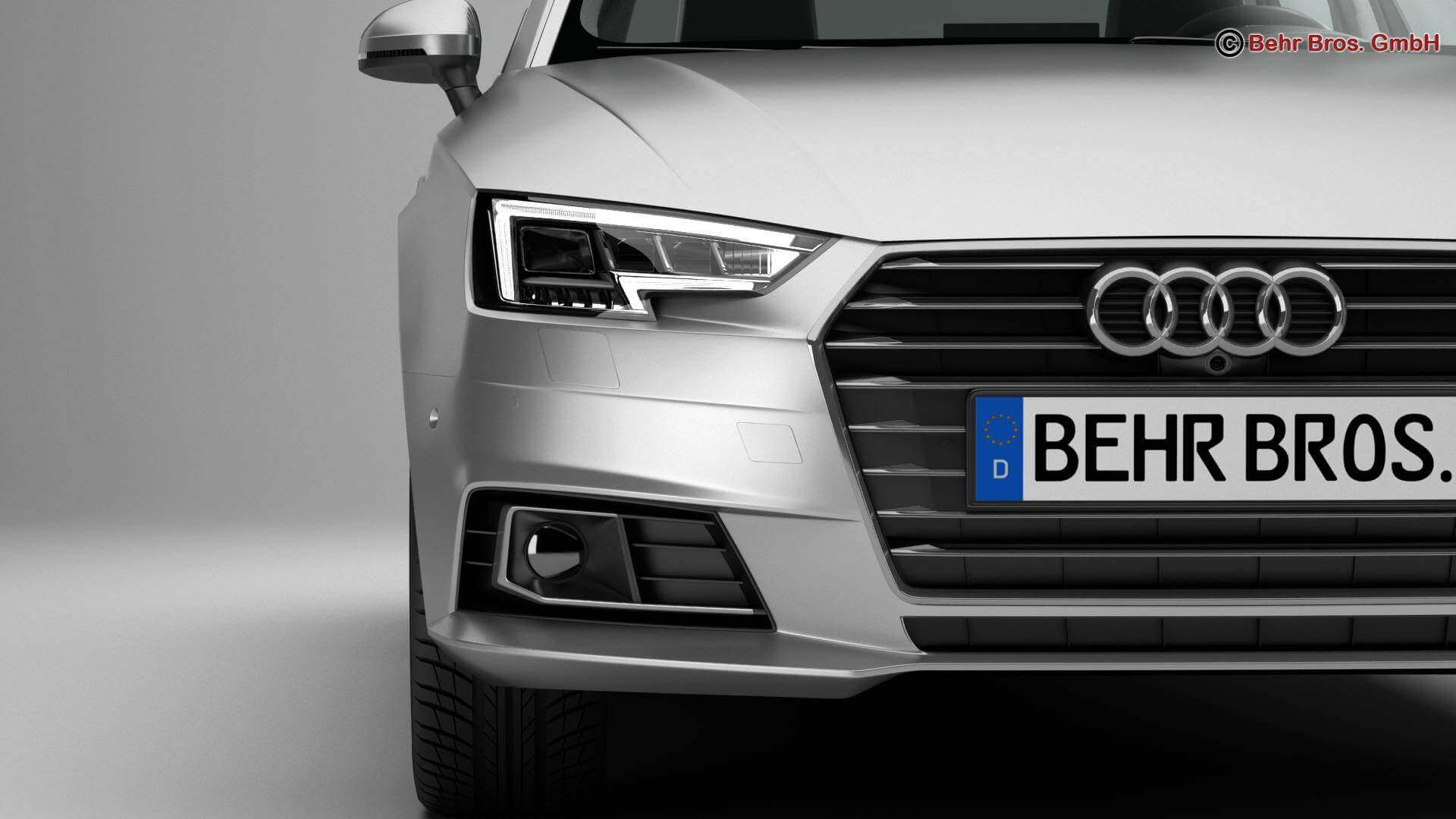 2016 Audi A4 Sedan - 3D Model by Behr Bros