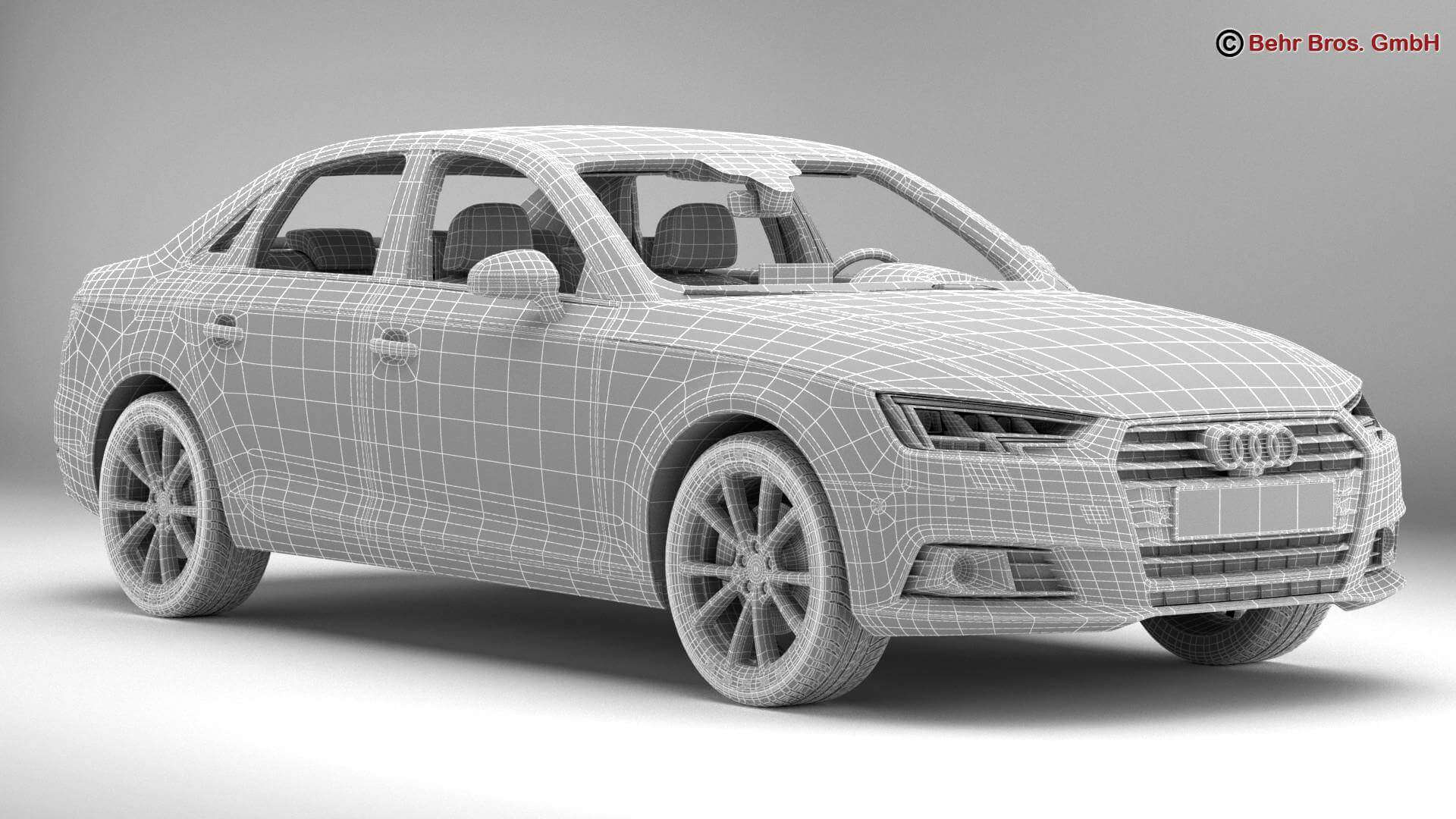 2016 Audi A4 Sedan - 3D Model by Behr Bros