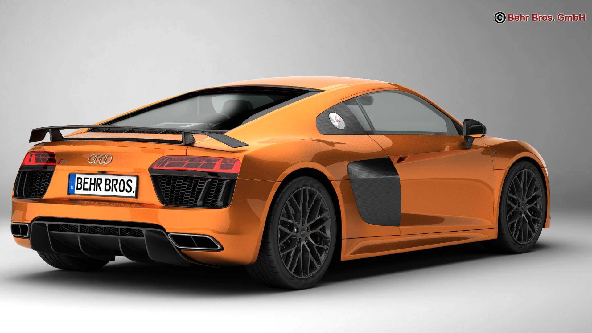 2016 Audi R8 V10 Plus - 3D Model by Behr Bros