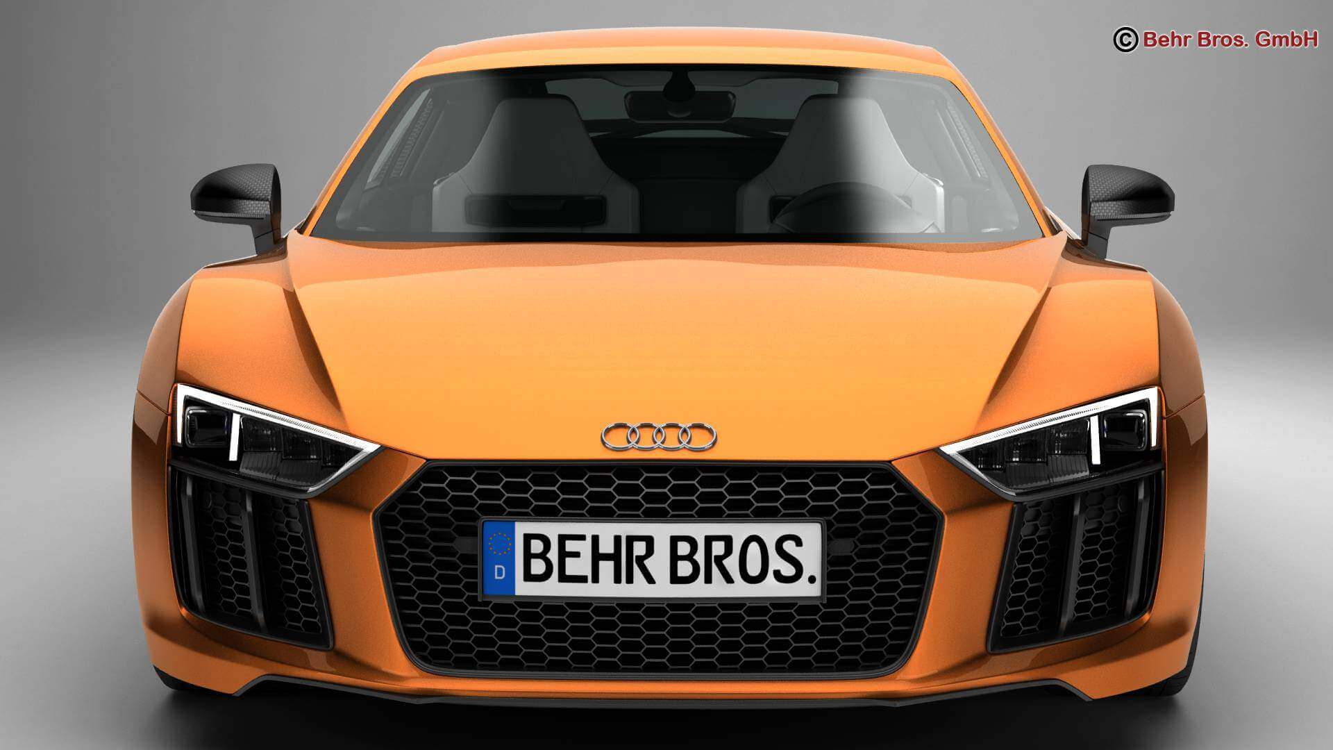 2016 Audi R8 V10 Plus - 3D Model by Behr Bros