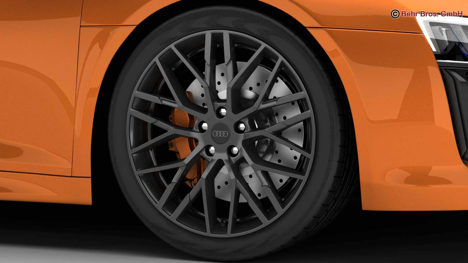 2016 Audi R8 V10 Plus - 3D Model by Behr Bros