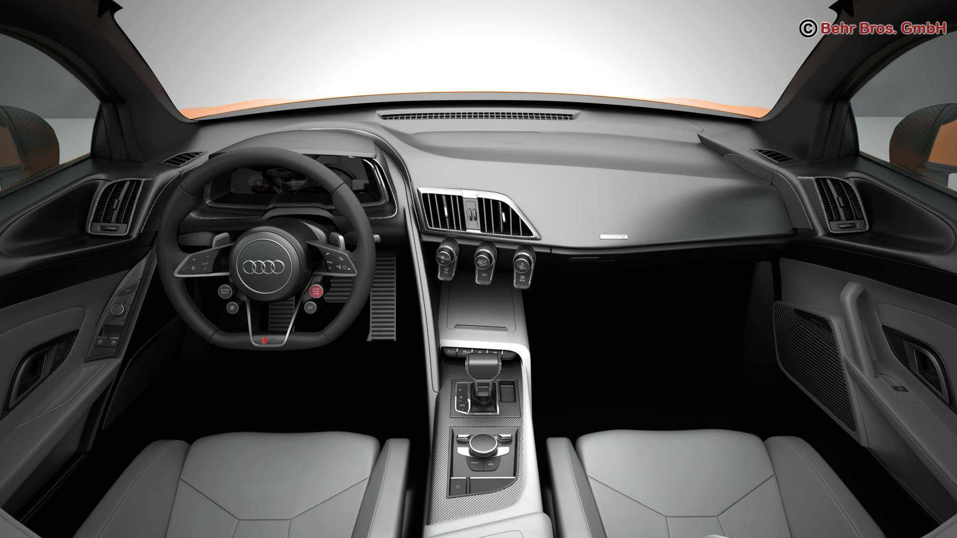 2016 Audi R8 V10 Plus - 3D Model by Behr Bros