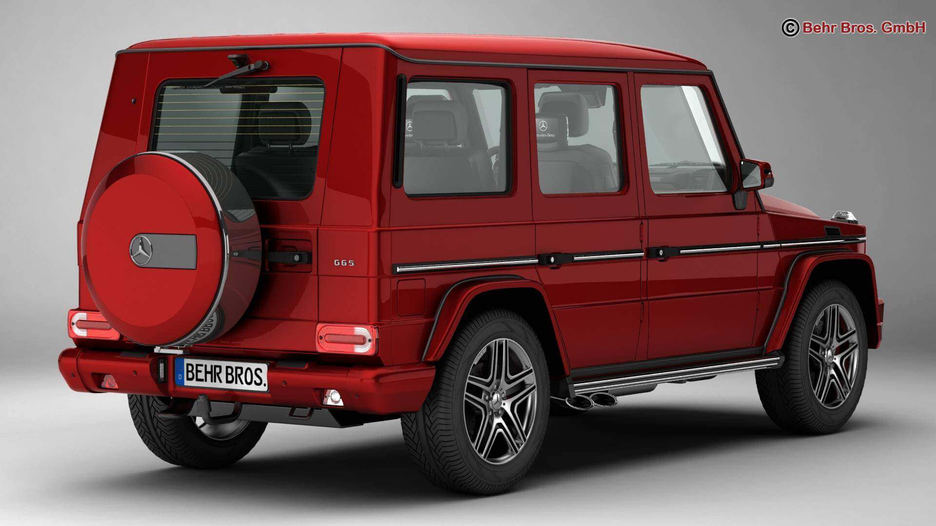 2016 Mercedes G Class AMG G65 - 3D Model by Behr Bros