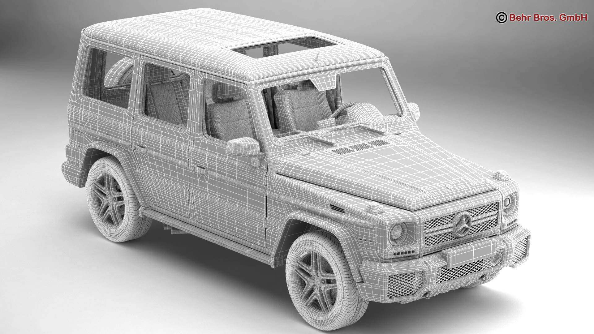 2016 Mercedes G Class AMG G65 - 3D Model by Behr Bros