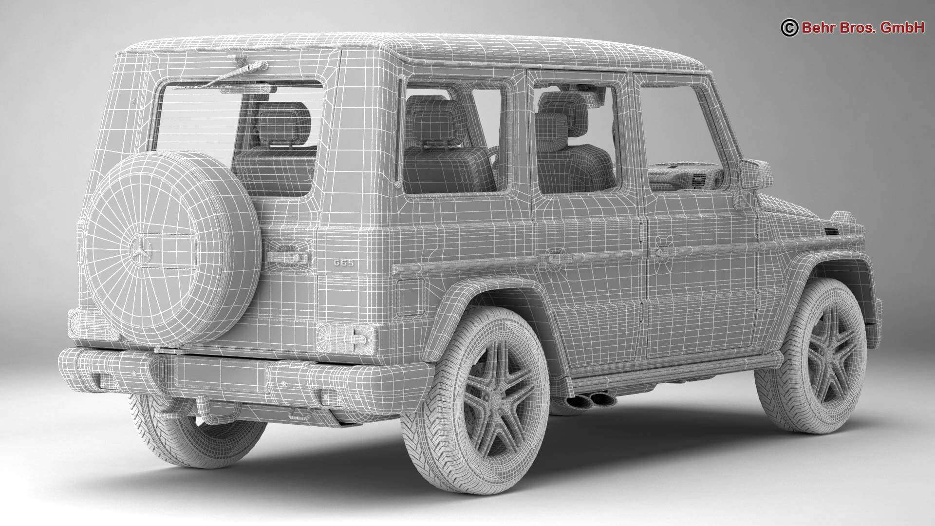 2016 Mercedes G Class AMG G65 - 3D Model by Behr Bros