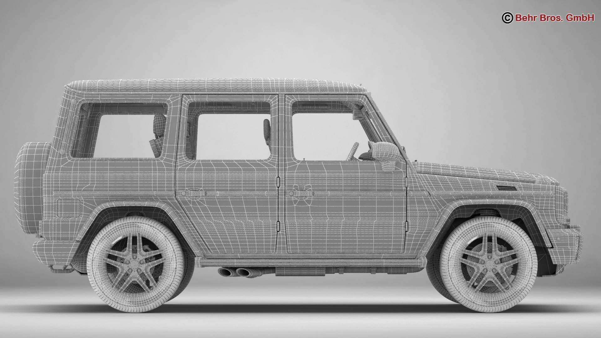 2016 Mercedes G Class AMG G65 - 3D Model by Behr Bros