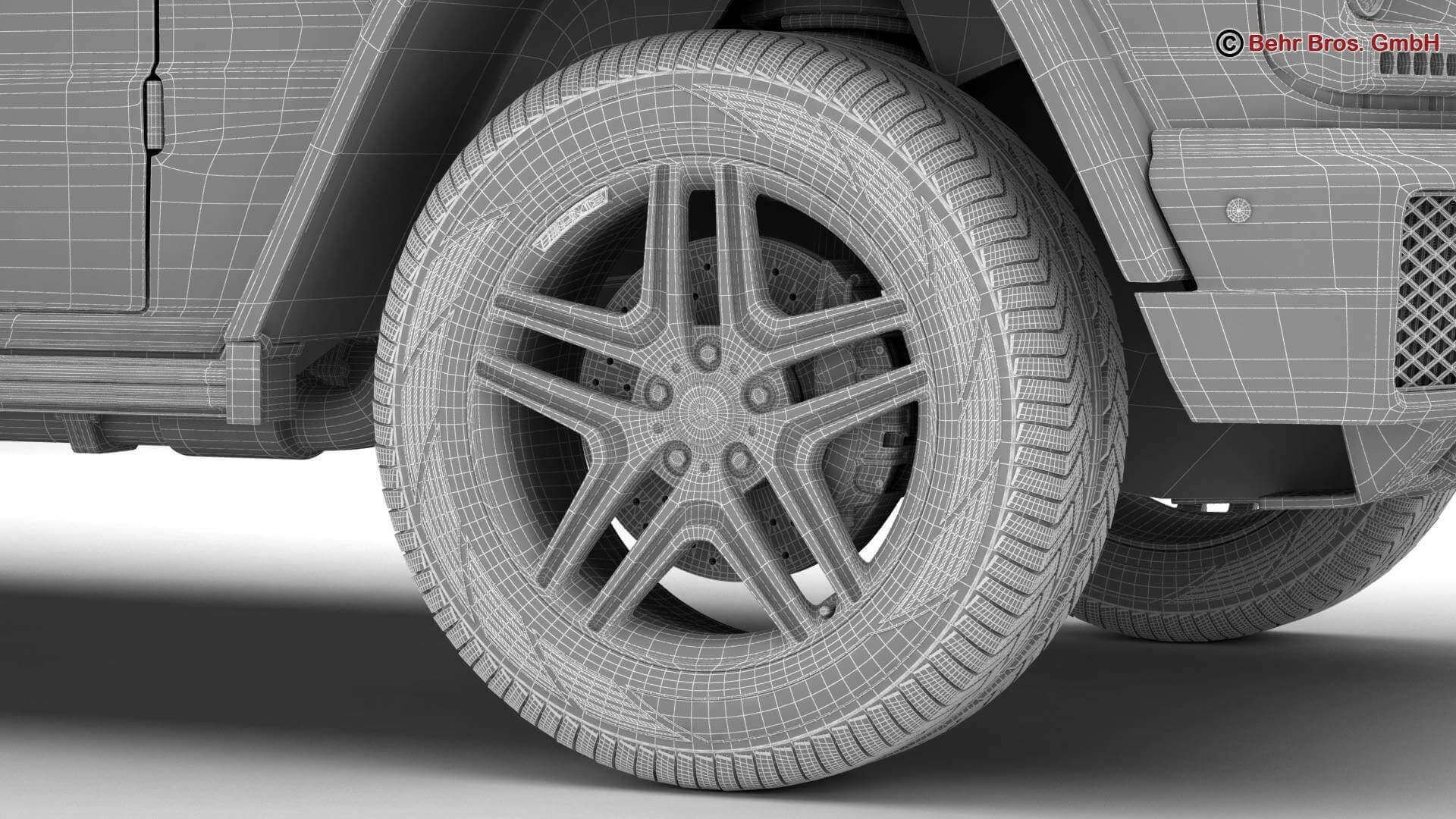 2016 Mercedes G Class AMG G65 - 3D Model by Behr Bros