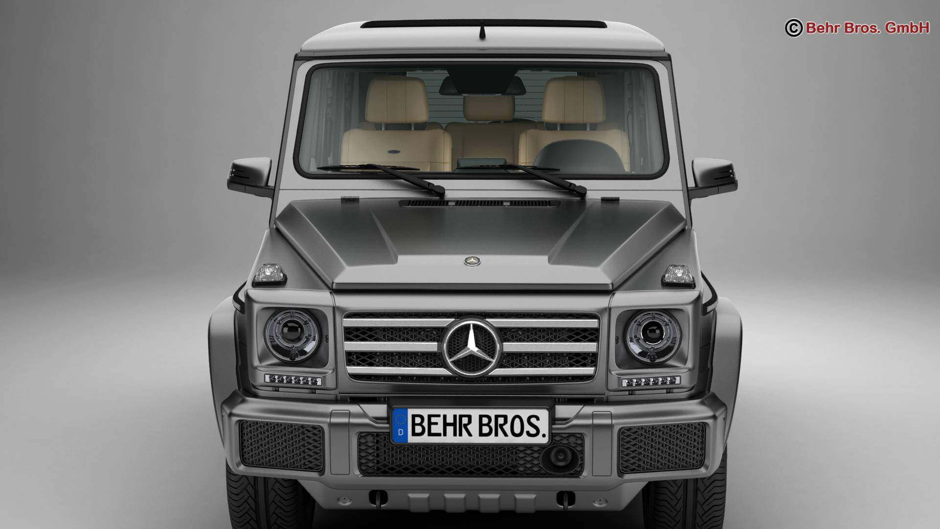 2016 Mercedes G Class G500 - 3D Model by Behr Bros