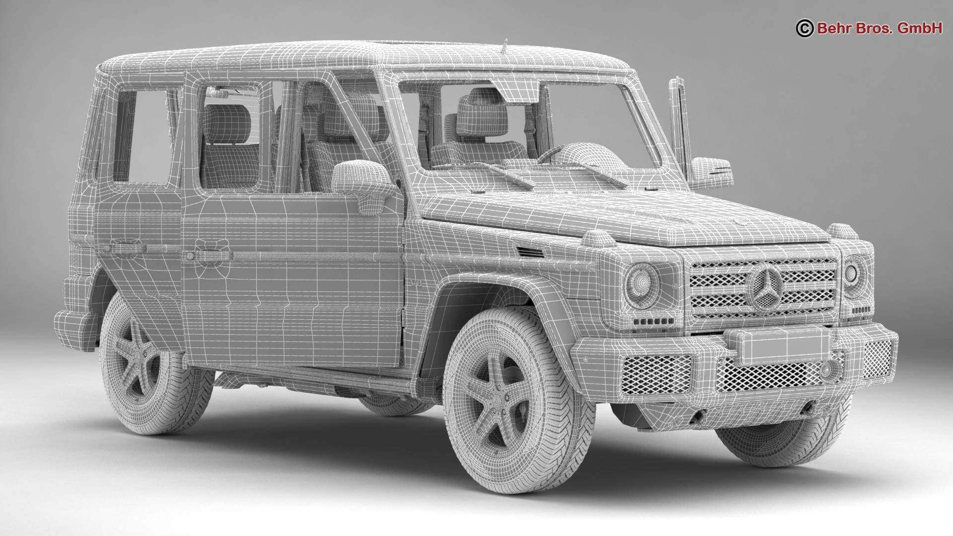 2016 Mercedes G Class G500 - 3D Model by Behr Bros
