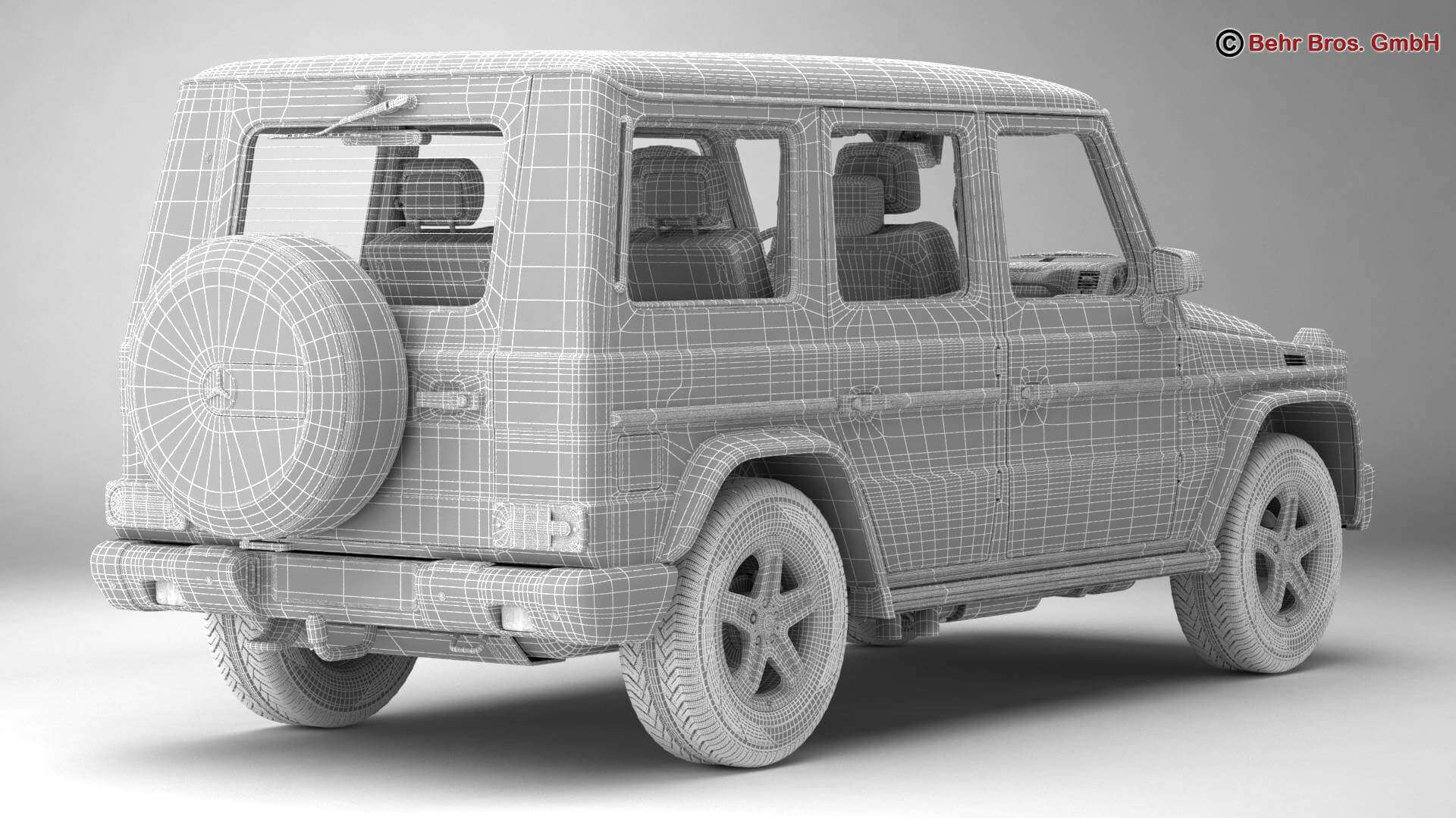 2016 Mercedes G Class G500 - 3D Model by Behr Bros