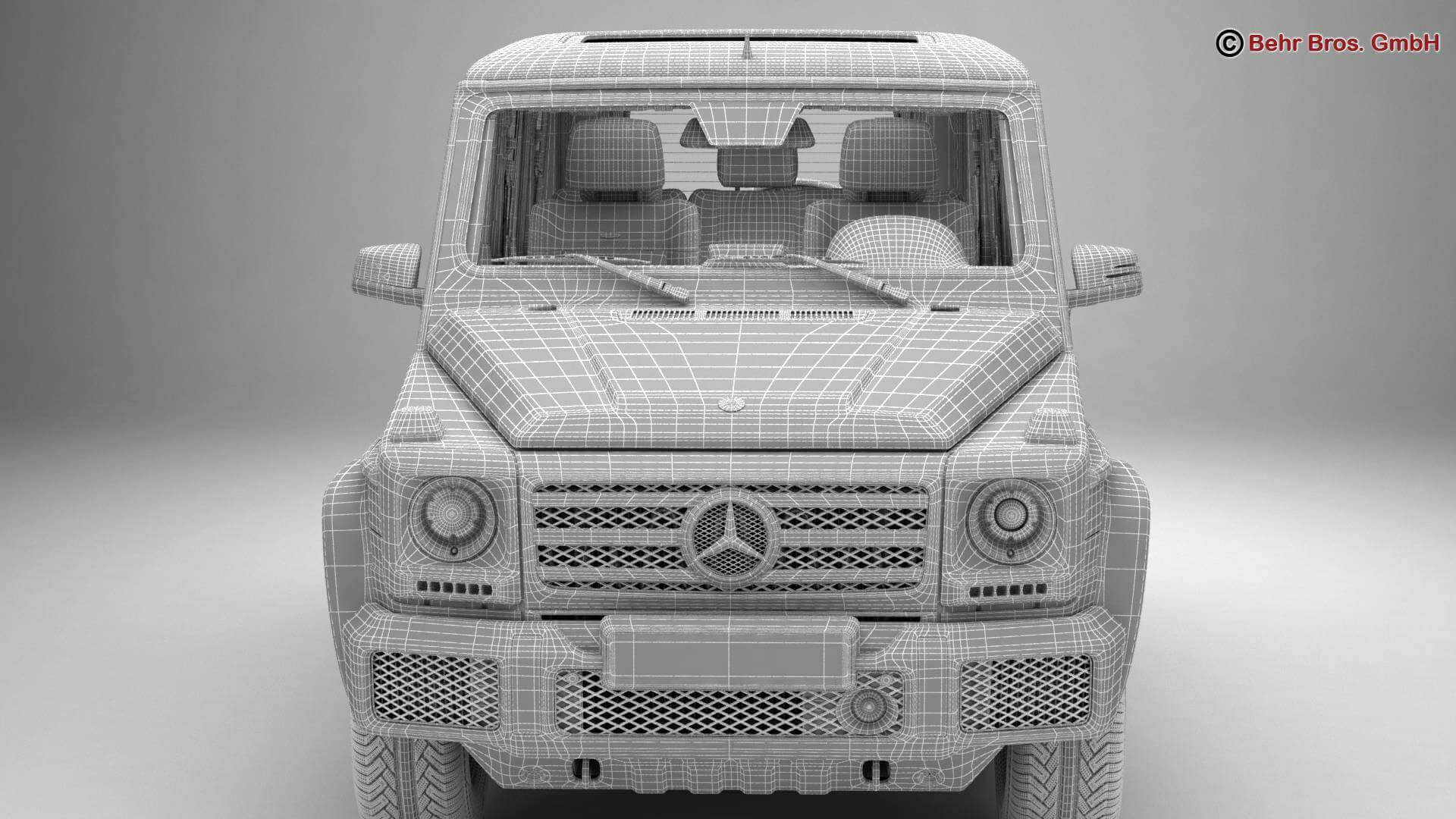 2016 Mercedes G Class G500 - 3D Model by Behr Bros