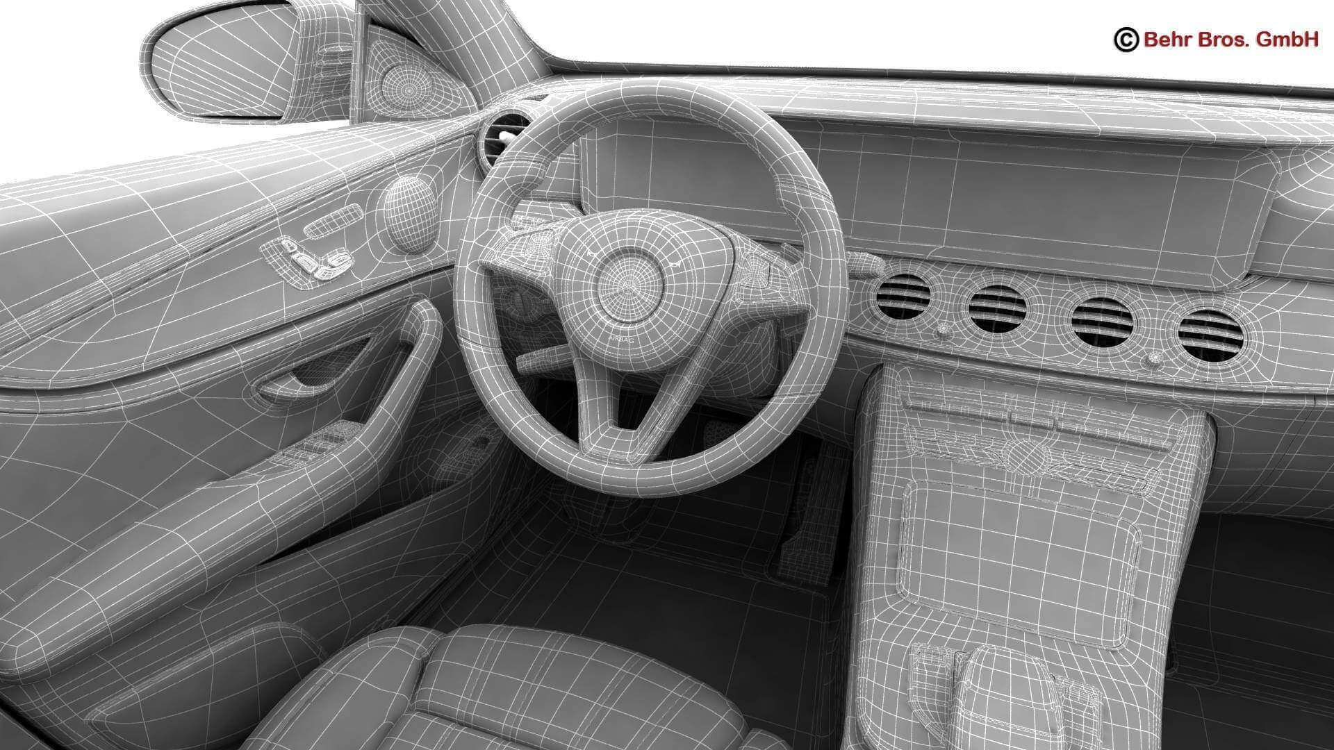 2017 Mercedes E Class Avantgarde - 3D Model by Behr Bros